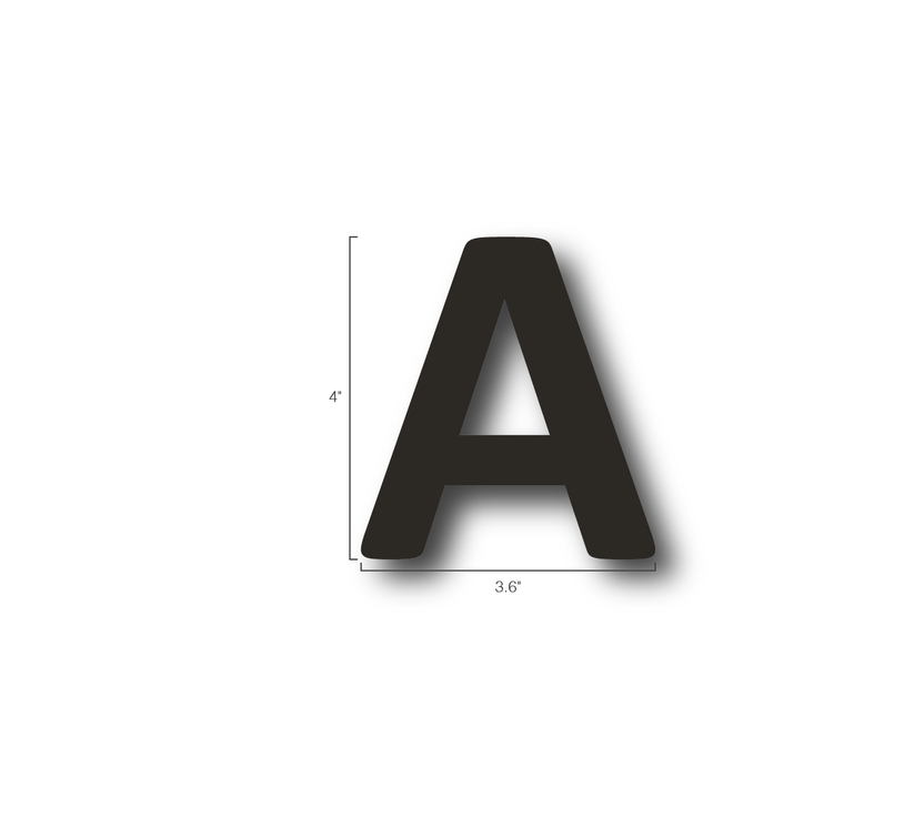 Alphabet Single Letters- A – Graphical Warehouse