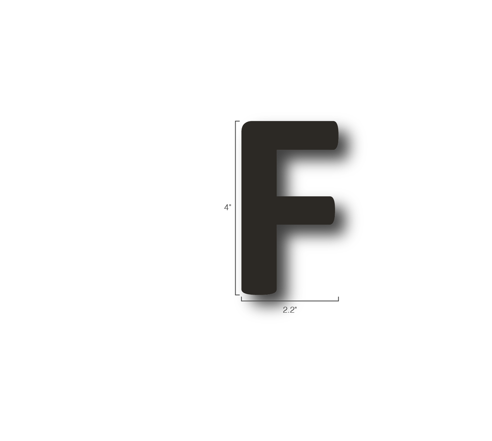 Alphabet Single Letters- F – Graphical Warehouse